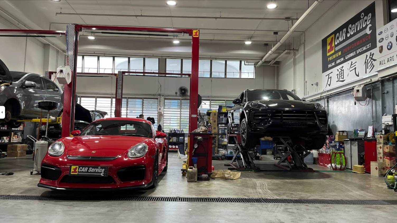 Best Porsche Workshop in Singapore - 1 Car Service Workshop - Gearbox, Aircon and Engine Specialist